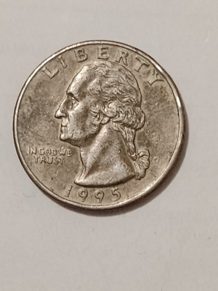 1995 d washington quarter rare coin Am touching | eBay