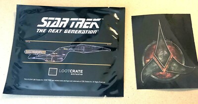 Loot Exclusive Star Trek Enterprise-D Dedication Plaque Decal PLUS ...