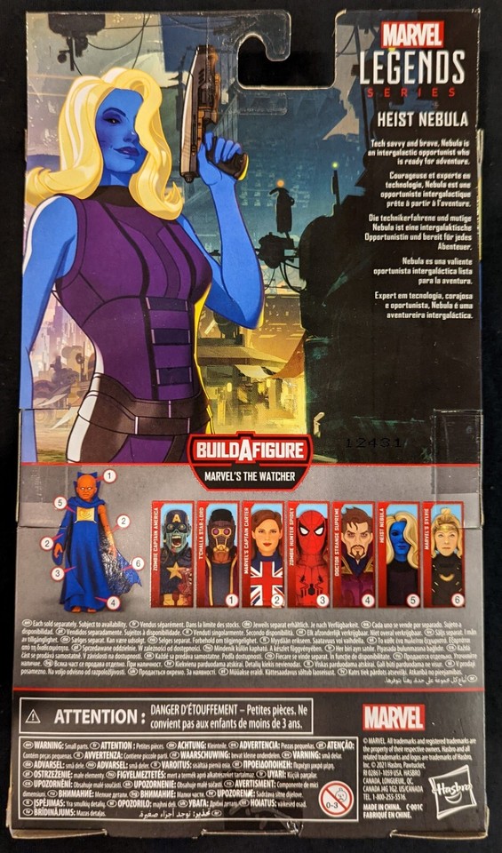 Marvel Legends The Watcher Build-A-Figure BAF Series Heist Nebula ...