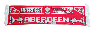 ABERDEEN SCARF SCOTTISH CUP WINNERS 2025 | eBay UK