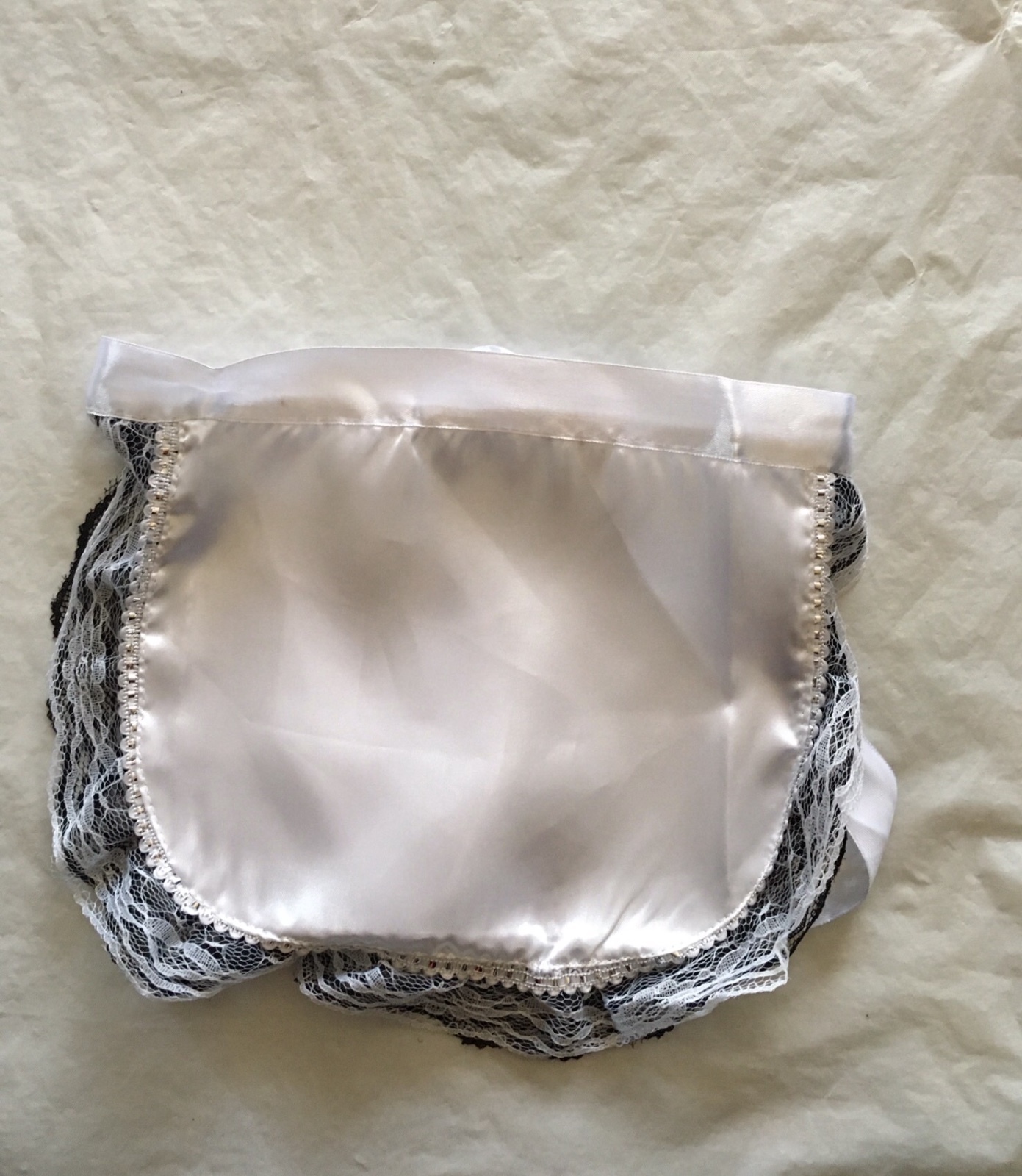 Sexy French Maid Set Kit Costume Waitress Headpiece Choker Wrist Cuffs ...