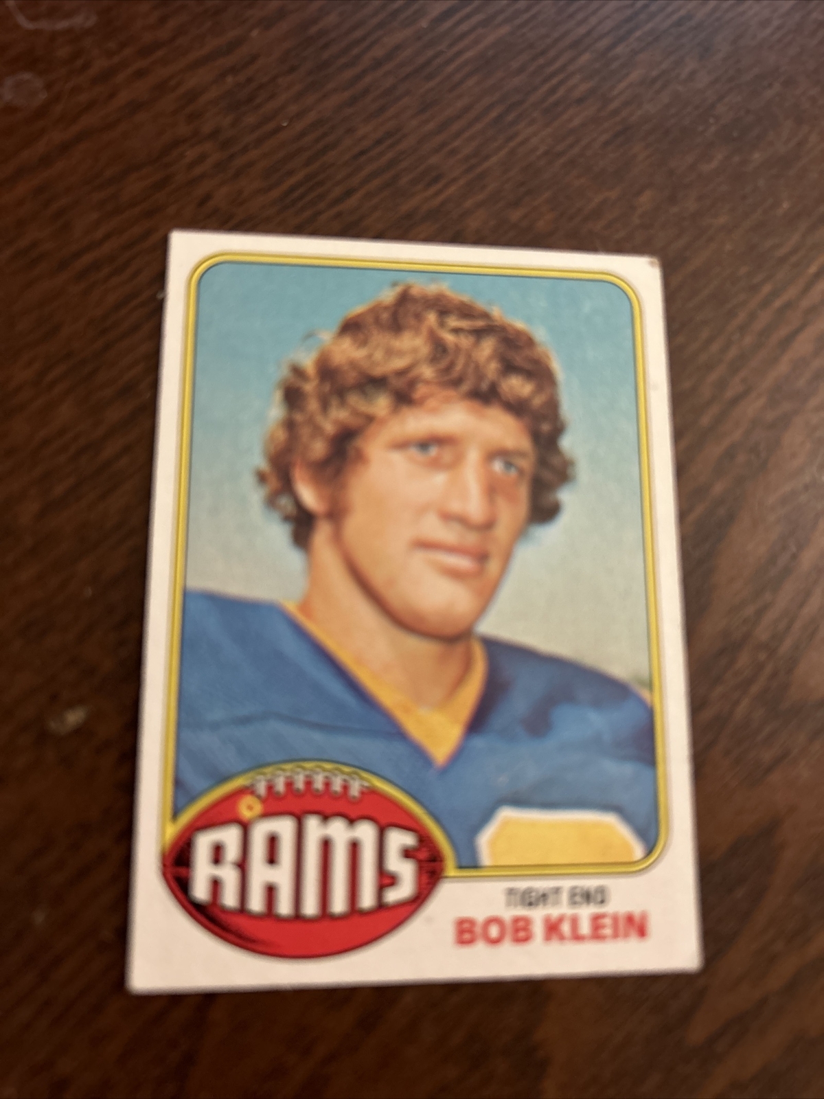 1976 Topps Bob Klein #42 Los Angeles Rams (a1) | eBay