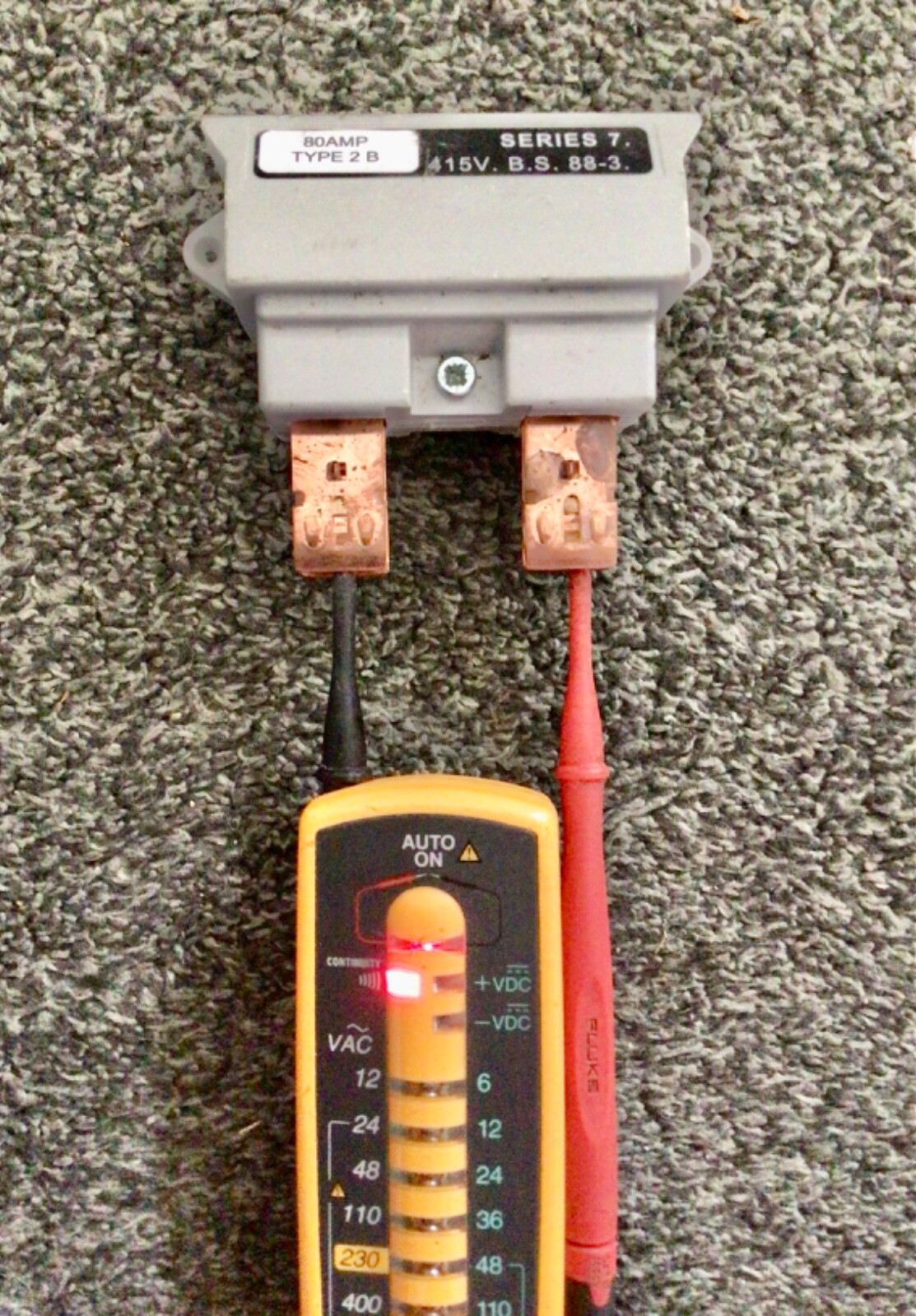 ELECTRICAL HENLEY SUPPLY 80A FUSE + 100A HOLDER TYPE II b SERIES 7 415V ...