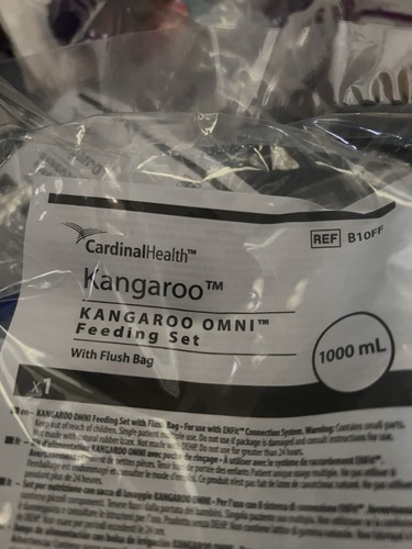 30 Sets Kangaroo Omni Feeding Set With Flush Bag 1000ml | eBay