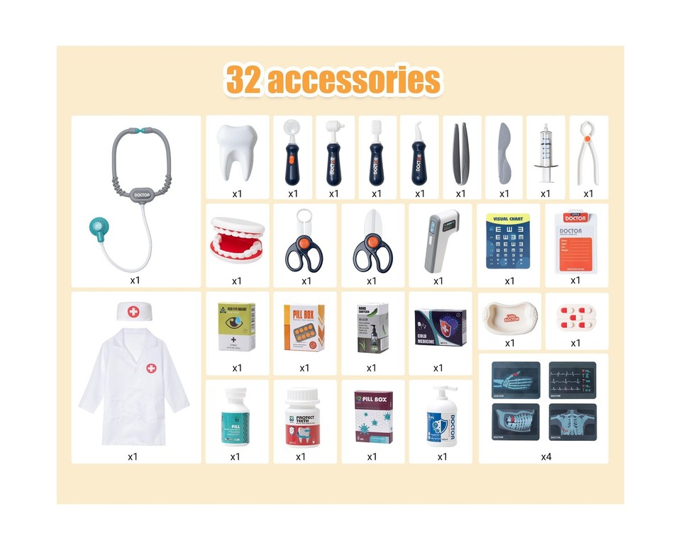 STEM Doctor Playset for Kids - Interactive Doctor Kit for Kids with ...