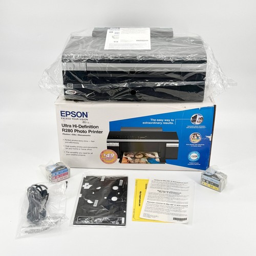 Epson R280 Photo Printer, Never Used, Open Box, New Ink, No Software CD ...