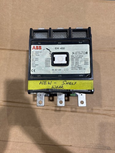 NEW ABB EH 450 550 AMP 600V 3 PHASE CONTACTOR COIL 120V 60HZ | eBay