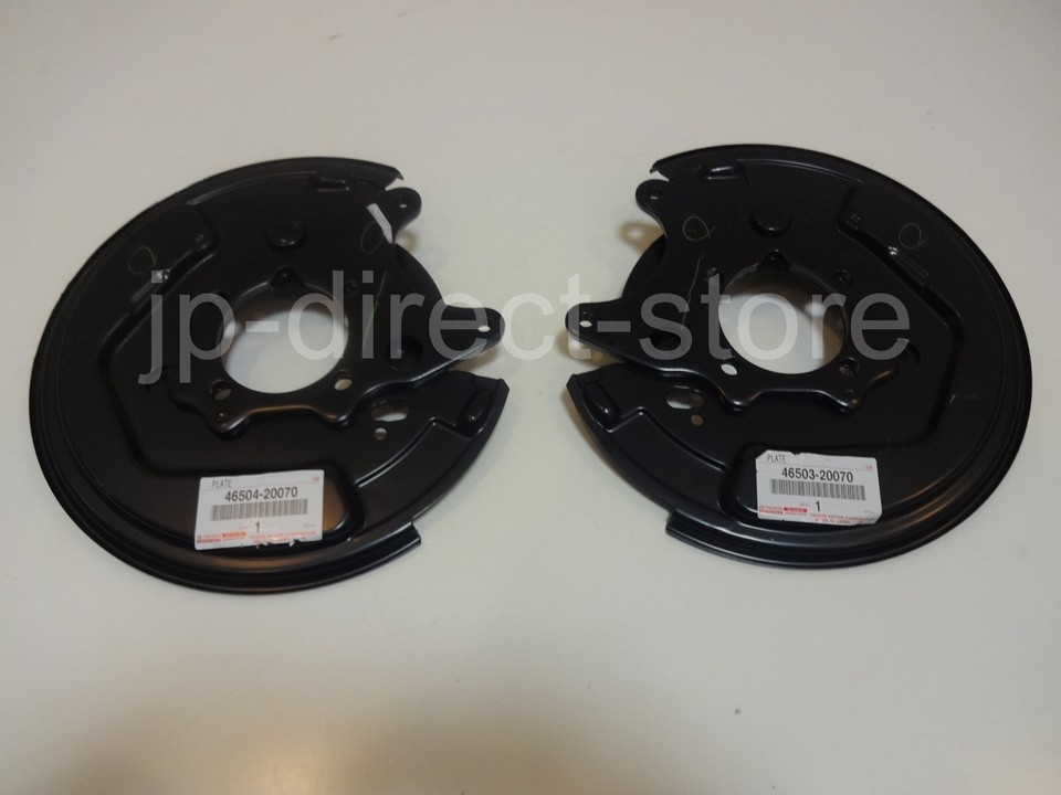 Genuine Toyota Parking Brake Plate Assy R&L Set 46503-20070 / 46504 ...