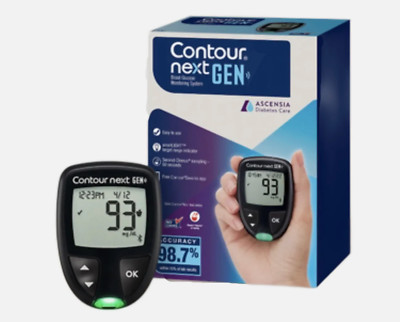 Contour Next Gen Blood Glucose Meter Monitoring System Strips Lancets ...