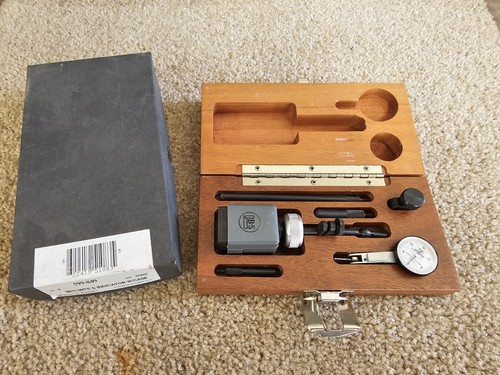 USED Brown & Sharpe 599-849 Dial Test Indicator & Magnetic Base Set in ...