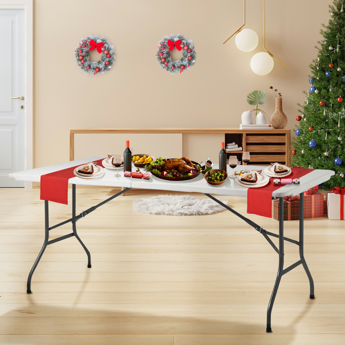 2 Foot By 4 Foot Folding Table Cosco 2 Ft X 4 Ft Indoor Or Outdoor
