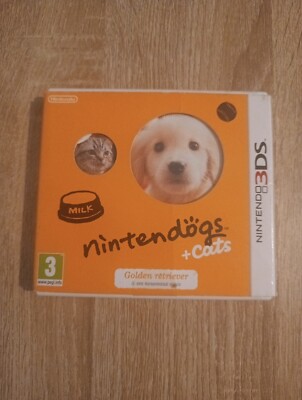 Nintendo 3DS - Nintendogs + Cats Golden Retriever | eBay
