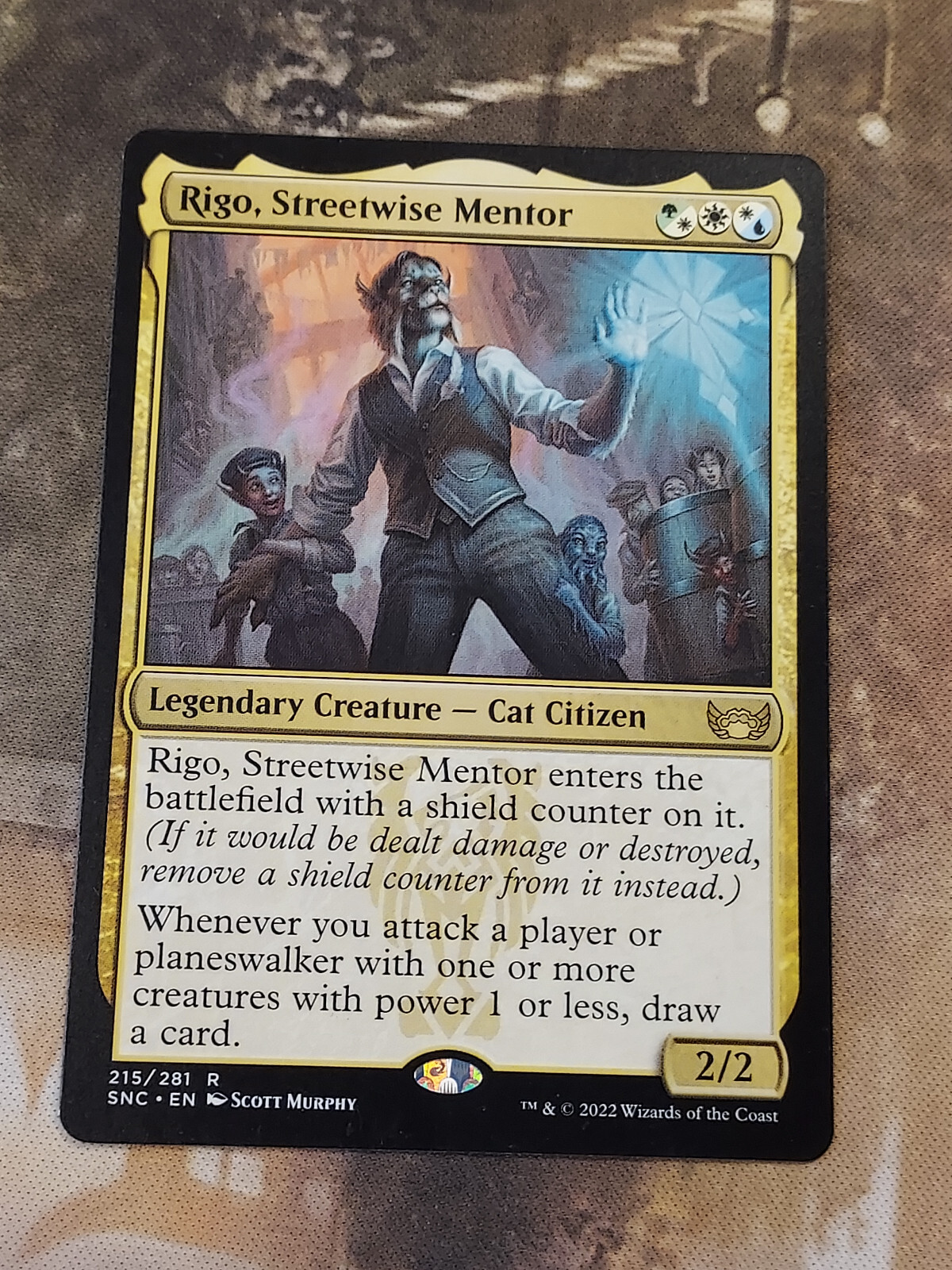 Rigo, Streetwise Mentor - Streets of New Capenna - Magic the Gathering ...