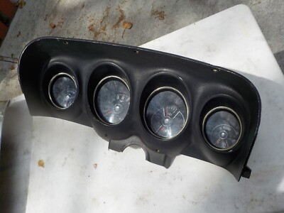 1969 Mustang Mach 1 Boss 302 351 Dash Gauge Cluster Pod Speedometer 92. ...