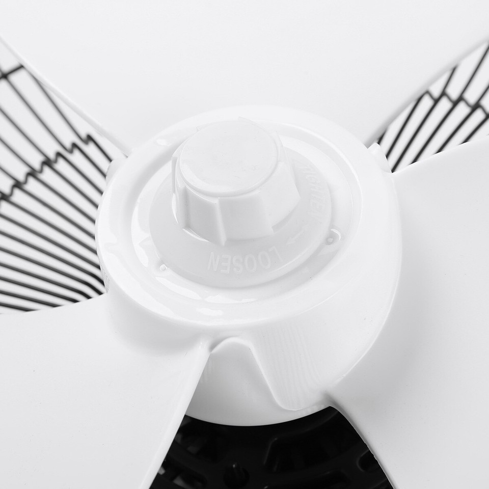 Plastic Fan Blade 12/16 inch with Nut Cover Replacement Table Fanner ...