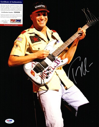 Tom Morello Rage Against The Machine Signed 11x14 Photo PSA COA X68089 ...
