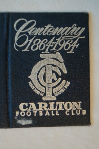 Carlton Blues AFL-VFL 1864-1964 Centenary Vintage Members Season Ticket ...