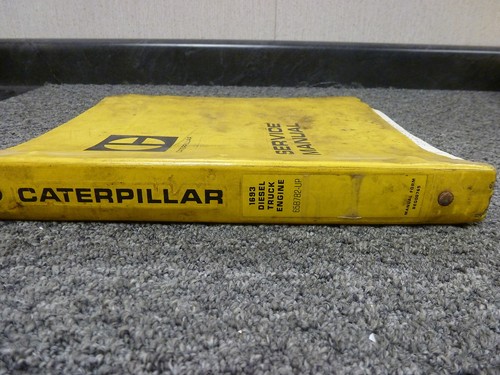 Caterpillar Cat 1693 Diesel Truck Engine Shop Service Repair Manual ...
