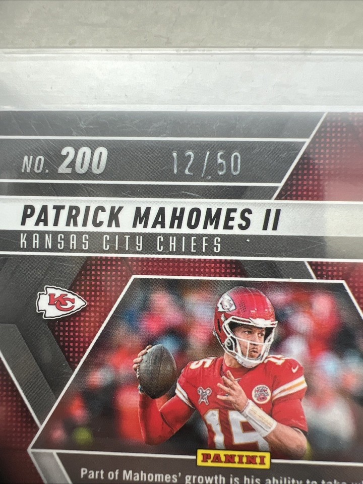 2025 Panini Mosaic Patrick Mahomes II #200 /50 | eBay