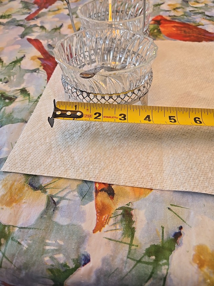 Vintage Queen Ann Silver Plate Jam Jelly Set With Crystal Serving ...