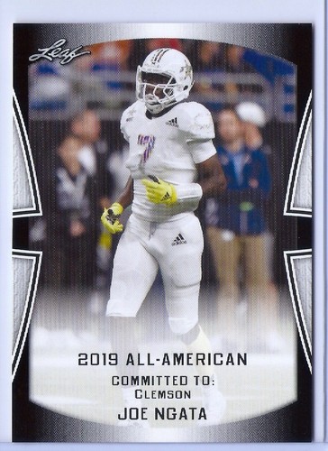 JOE NGATA 2019 LEAF "1ST EVER PRINTED" ALL-AMERICAN ROOKIE CARD ...