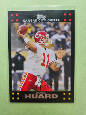 Damon Huard #25 Football card Topps 2007 Kansas City Chiefs | eBay