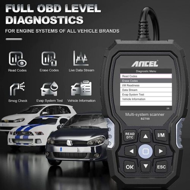 ANCEL BZ700 Full System OBD2 Scanner for Mercedes Benz Sprinter Smart ...