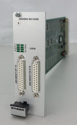 Studer AES/EBU M2 Card AES/EBU Input/Output Card with 16-Channel I/O | eBay