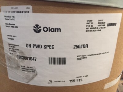(250 lb) Olam Onion Powder Special # 10002100, Best by 07/21/2022 | eBay