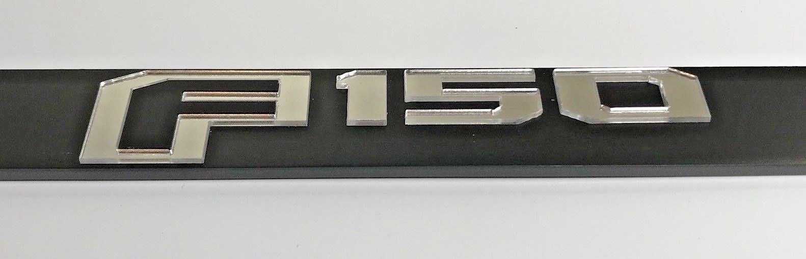 Ford F-150 Emblem Premium Matte Black License Plate Frame 2015 2016 ...