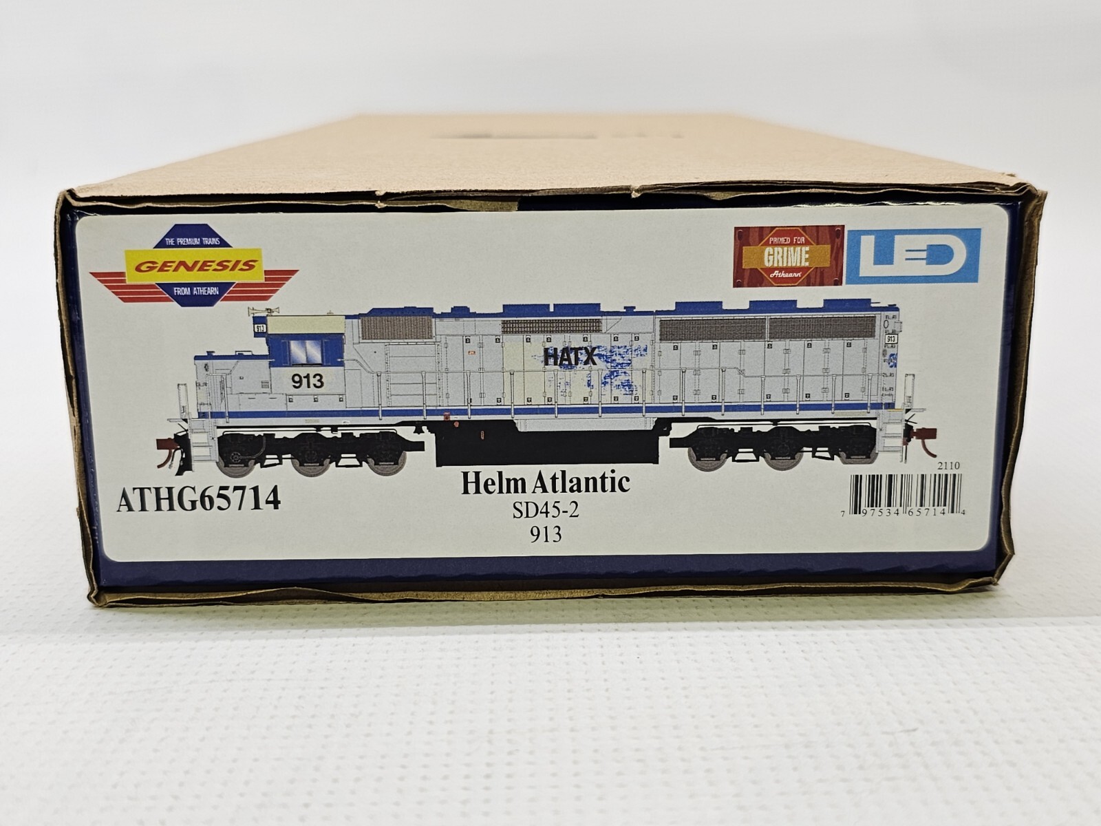 New Athearn Genesis SD45-2 Helm Atlantic Ex-CSX #913 DCC Ready NO Snd ...