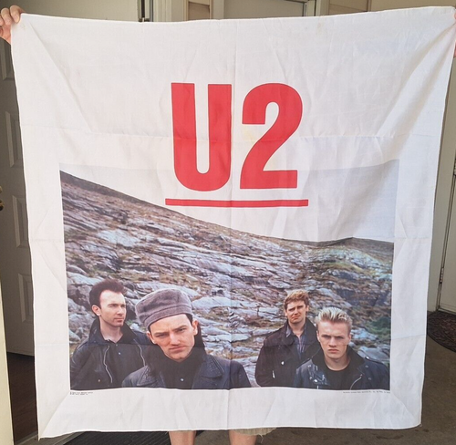 Vintage / Original - 1984 U2 Tapestry - Adam Clayton, Edge, Bono, Lary ...