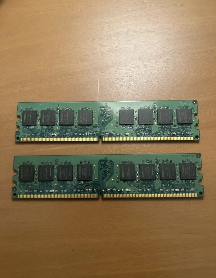 Kingston 2GB Set (2x1gb) | DDR2 667MHz PC2-5300 Desktop Memory KVR667D2N5/2G | eBay