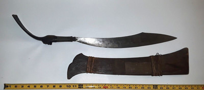 Filipino Pira Sword Philippine Antique Parang Scabbard Philippines Moro ...