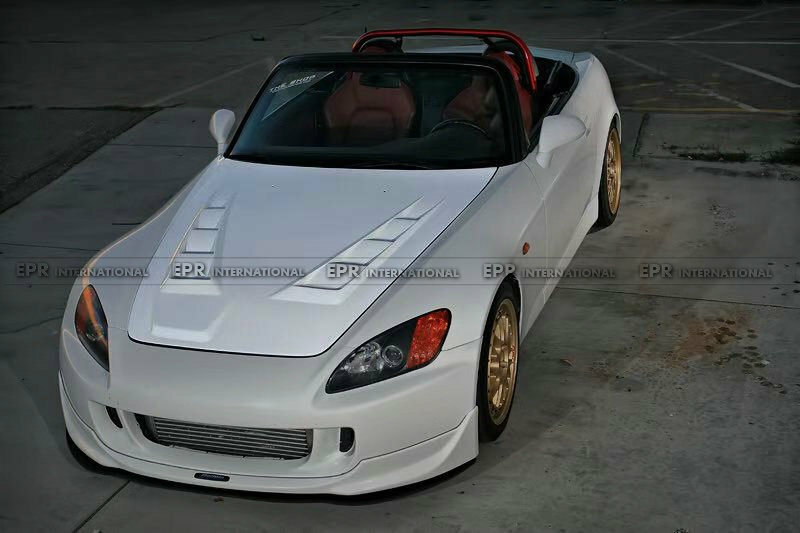 For Honda S2000 M-Style Carbon Fiber Glossy Exterior Hood Bonnet | eBay