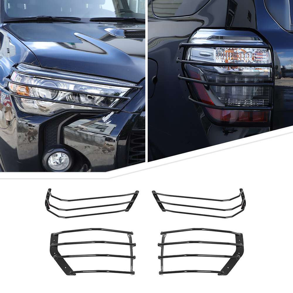 Front & Rear Head Light Lamp Guards Protector Cover Trim Kit for ...