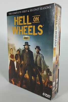 AMC Hell on Wheels The Complete First & Second Season 6/DVD Box Set- 🇺🇸 ...