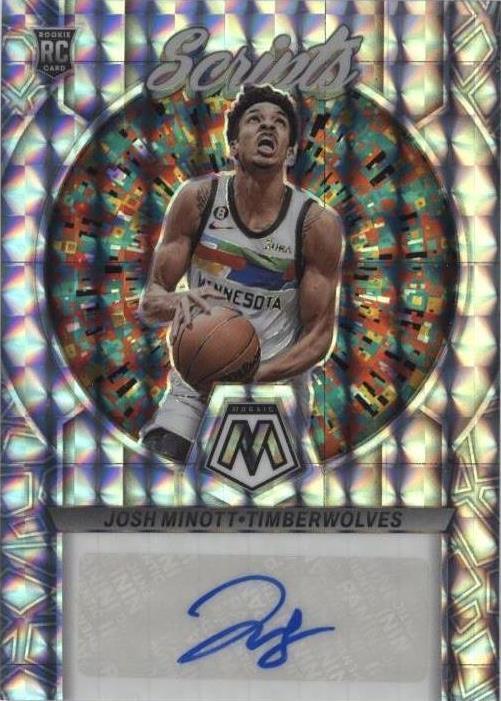 2022-23 Panini Mosaic - Rookie Scripts Josh Minott #RS-MIN (AU, RC) for ...