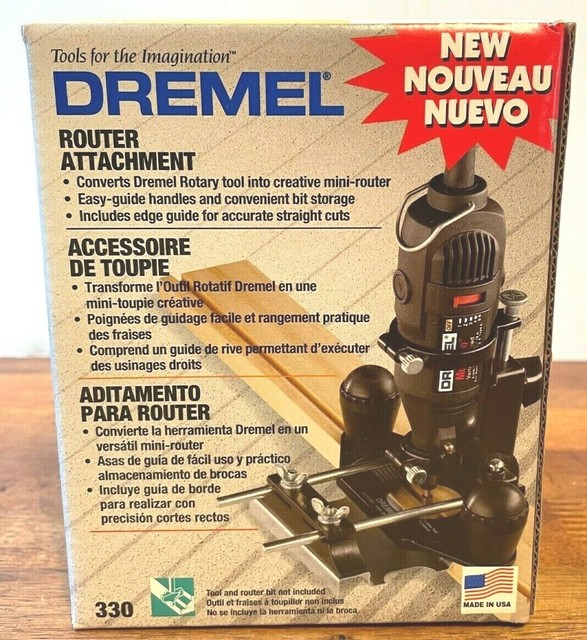 Dremel Router Attachment 330 Rout Edge Trim Circles Hand Rotary Tool ...