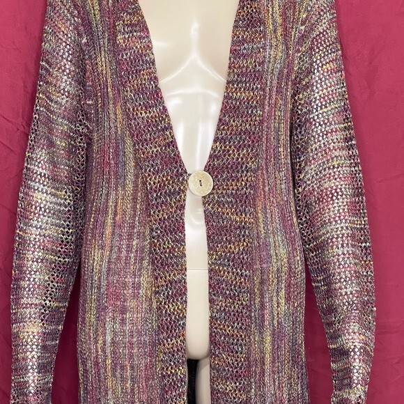 Krazy Kat Long Pleated Net Cardigan XXL | eBay