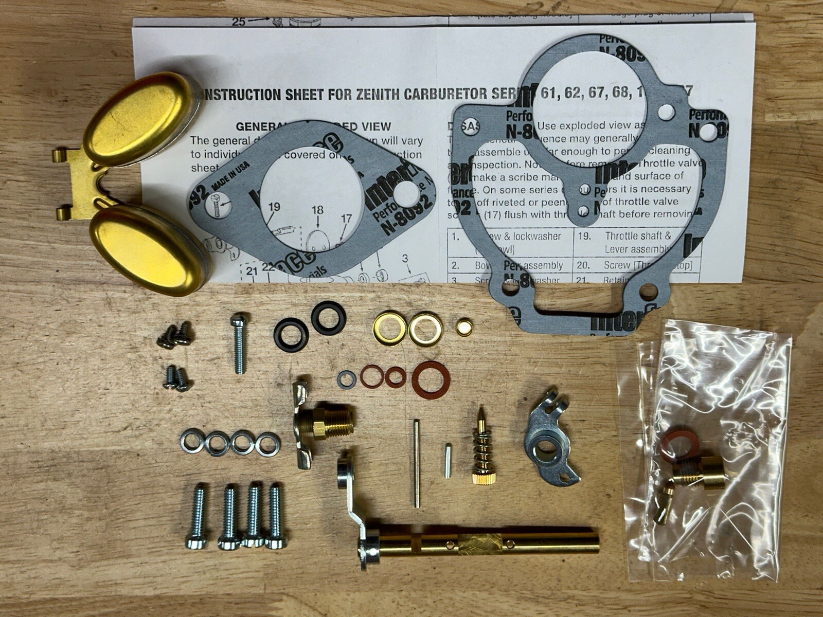 Zenith 8964 Carburetor kit Case DC C with float | eBay