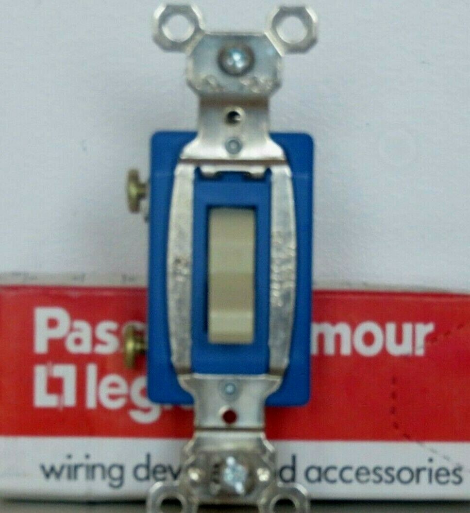 Pass & Seymour PS15AC1I Single Pole Toggle Light Switch 15A 120/277V ...