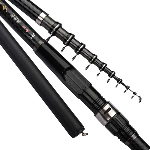 Carbon Fiber Rock Fishing Rod Ultra-light Telescopic Fishing Pole Super ...