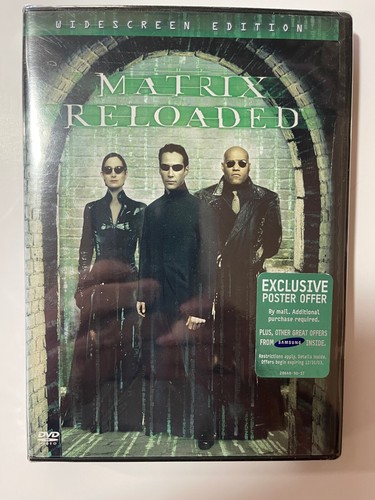 The Matrix Reloaded (DVD, 2003) Keanu Reeves Laurence Fishburne Carrie ...