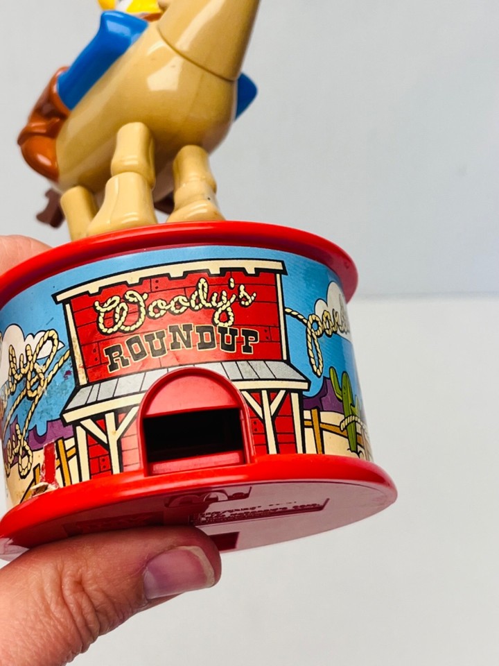 Disney Toy Story 2 Woody's Round Up Candy Dispenser Push Puppet 8 Inch ...