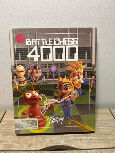 Battle Chess 4000 by Interplay vintage big box PC game MS DOS IBM retro ...