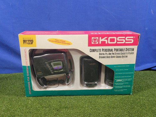 Vintage Koss PP122SP Walkman Cassette Player W/ External Speakers New ...