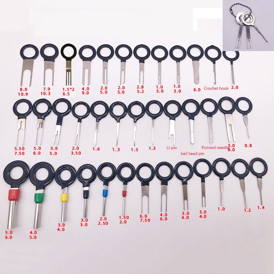Hand Tools 41PCS Wire Terminal Removal Tool Connector Extractor Pin ...