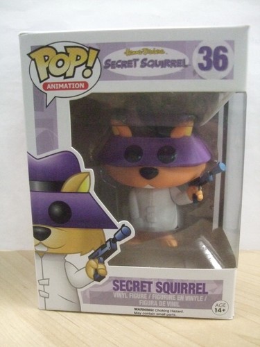 Funko Pop! Hanna Barbara Secret Squirrel- Secret Squirrel #36 Vaulted ...