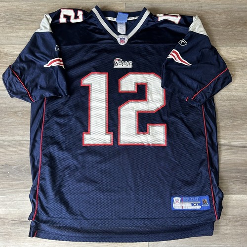 Vintage Mens Reebok NFL Tom Brady New England Patriots Jersey Sz XL | eBay